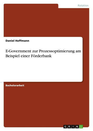 Daniel Hoffmann | E-Government zur Prozessoptimierung am Beispiel einer... 3656028605 | eBay.de
