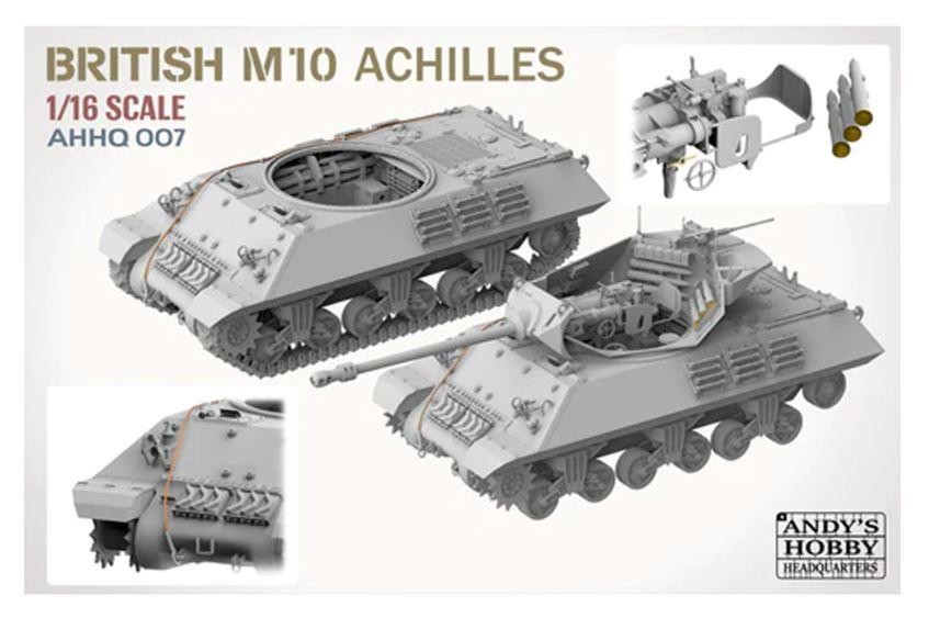 Andys Hobby HQ 007 1/16 Scale British Achilles M10 IIc Tank Destroyer ...