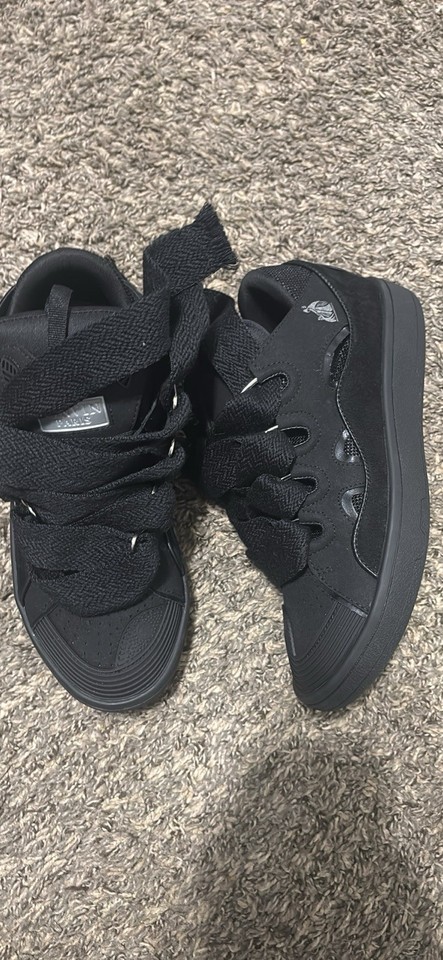 lavin curb sneakers All Black | eBay