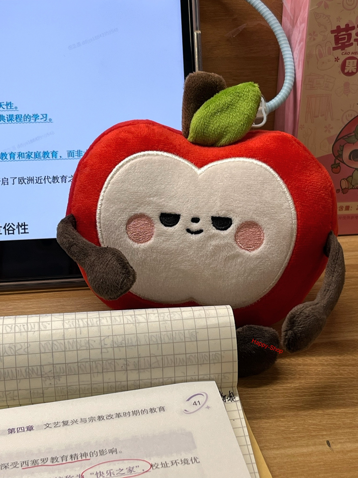 Love and Deepspace Caleb Apple 15cm Plush Doll Toy Keychain Bag Pendant ...