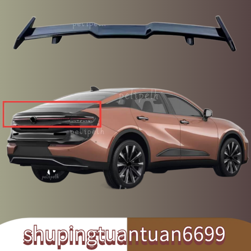 2023-2024 Toyota Crown Sedan Glossy Black ABS Rear Trunk Spoiler Wing ...
