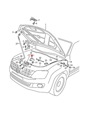 Genuine Contact Switch VW Eos Golf R32 GTI Rabbit Jetta Variant 1F7 ...
