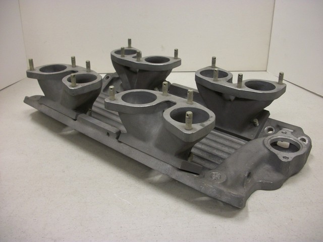 Small Block Chevy Quad Weber IDF Intake Manifold Rat Rod V8 CB ...