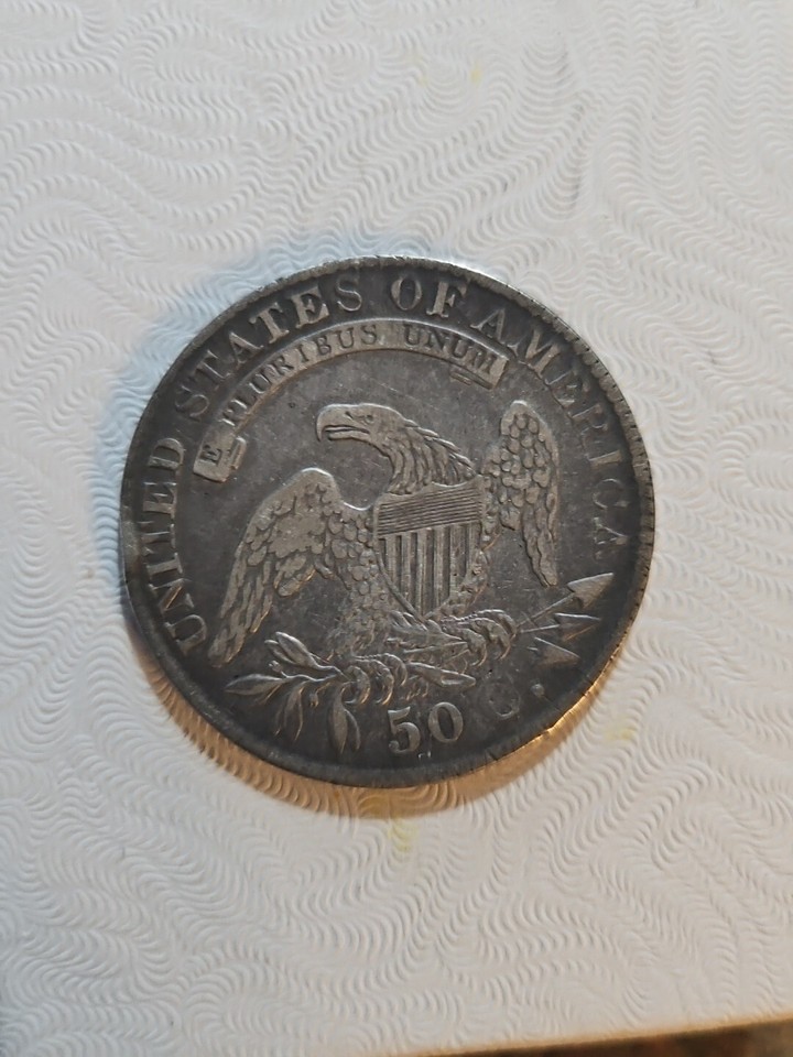 1829 Capped Bust Silver Half Dollar 50 Cent Piece- Fine/VF Details | eBay