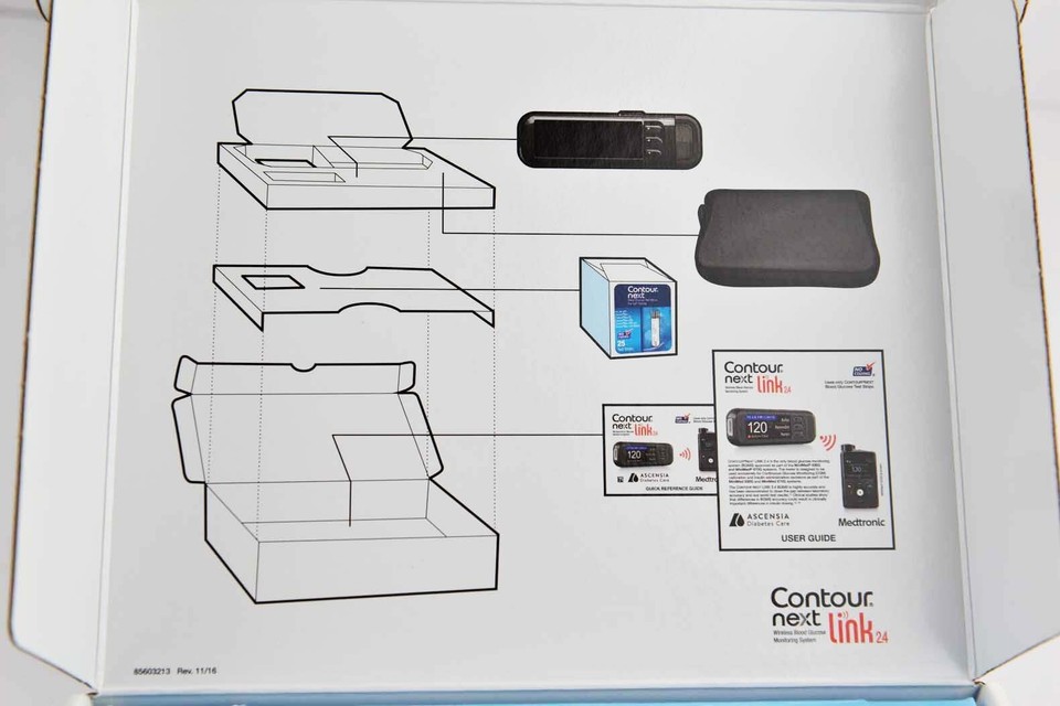 Brand New Contour Next Link 2.4 Wireless Blood Glucose Monitoring ...