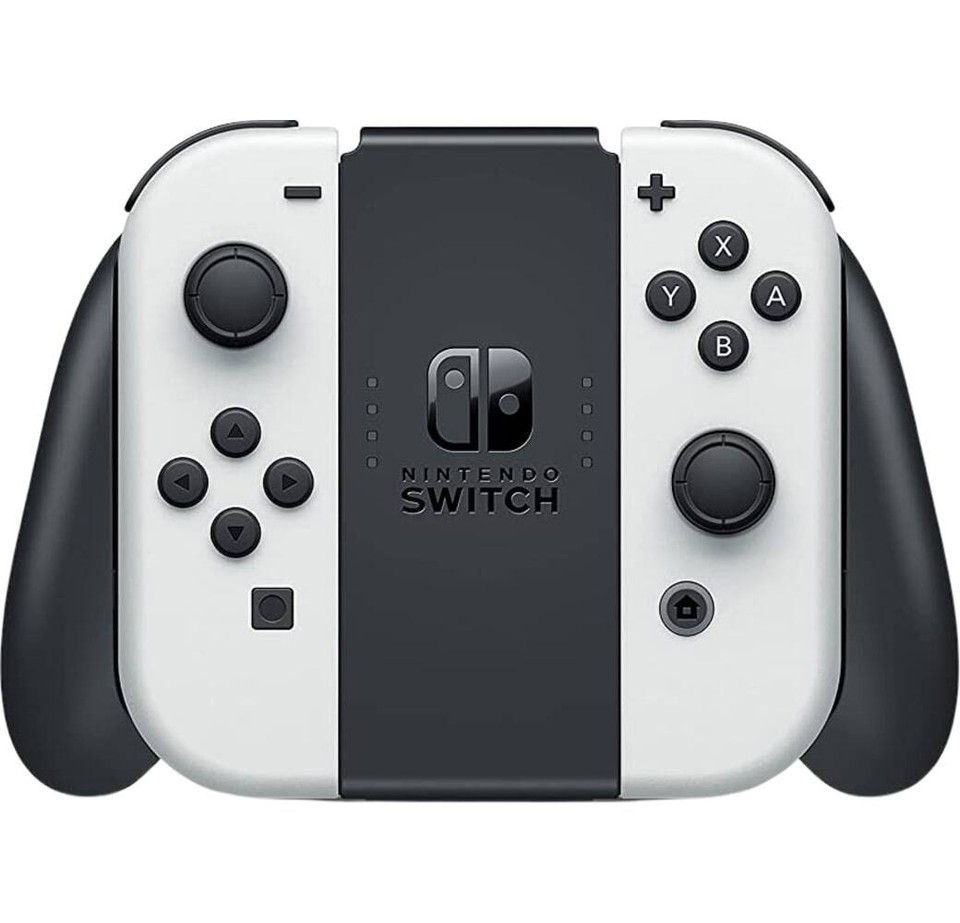 NEW Nintendo Switch OLED Console 64GB White Edition + White Joycons ...