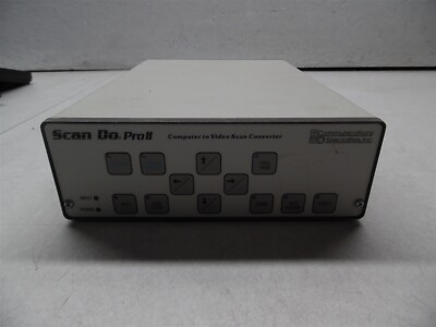 CSI Scan Do Pro II Computer to Video Scan Converter P/N: 1291-BAR | eBay