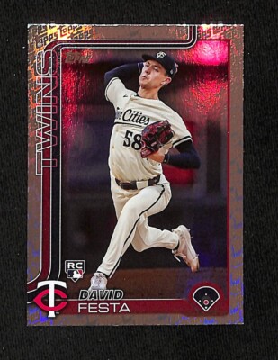 2025 Topps 1st David Festa Topps Foil #178 FANATICS EXCLUSIVE Twins | eBay
