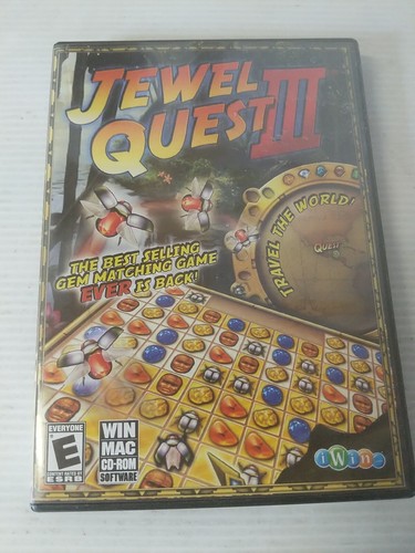 Jewel Quest III - Win/Mac CD-ROM Gem matching game no manual ~ #140 | eBay