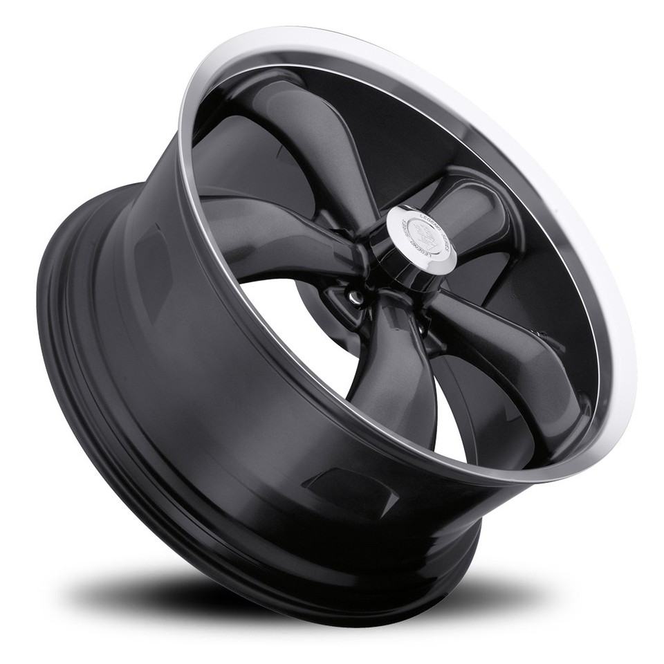 20x8.5 +10 Vision 142 Legend 5 5x5.0 Gunmetal Machined Lip Wheels (Set ...