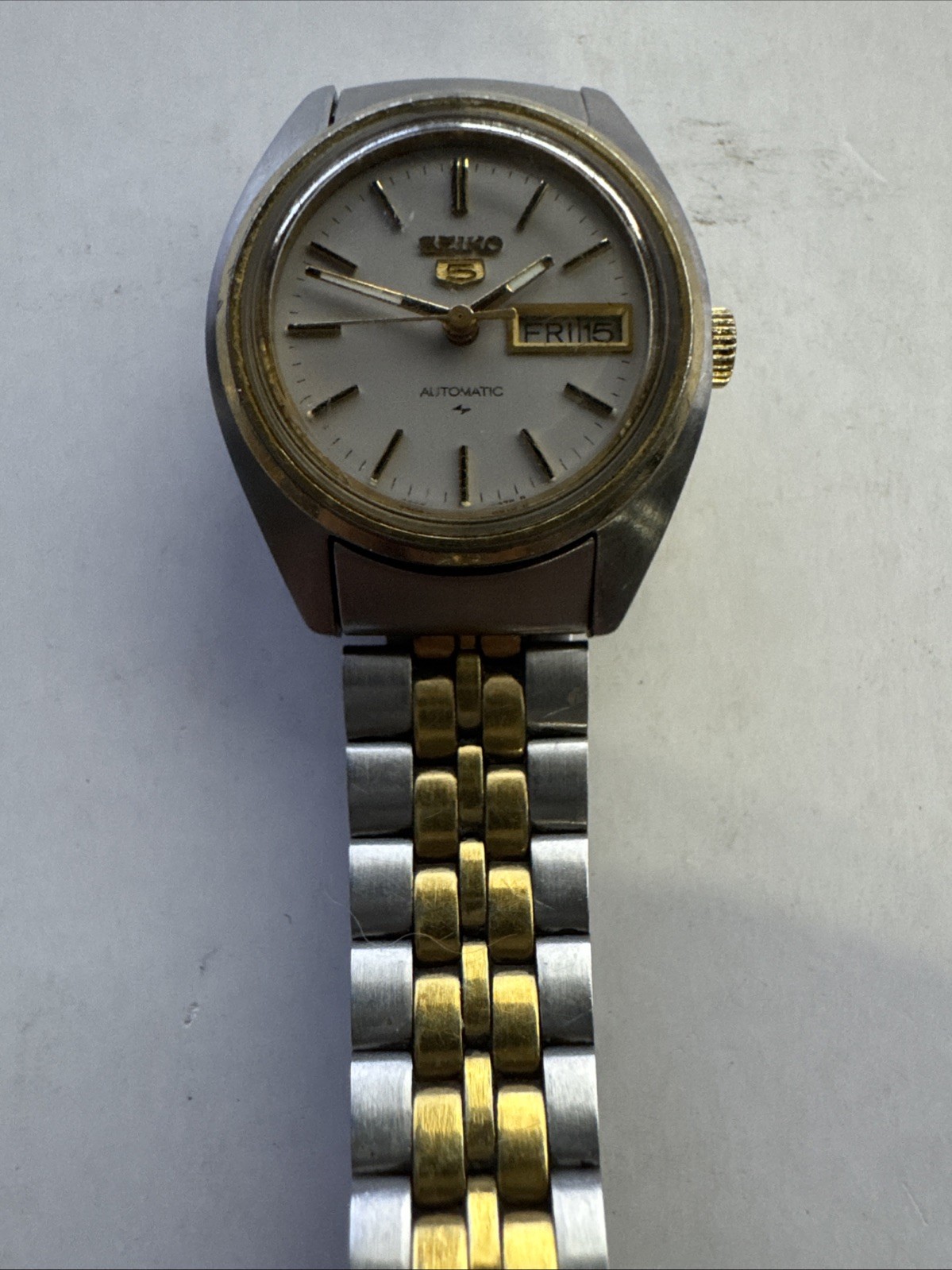 Seiko 5 Automatic Ladies 4206-4000 A1 Gold/White Dial… - Gem