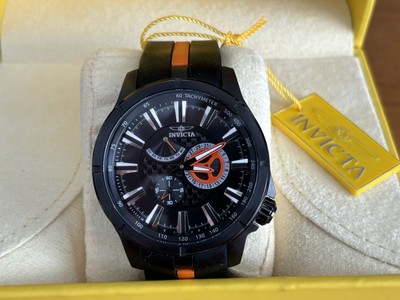 Invicta Men's Watch S1 Rally Orange and Black w Box Tag Papers | eBay