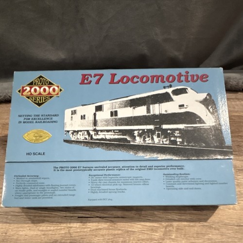 PROTO 2000 Series HO E7 Diesel Locomotive Baltimore & Ohio Black Yellow ...