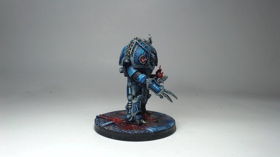 40k Night Lords Daemon Prince Saturnine Chaos kit bashed pro painted ...