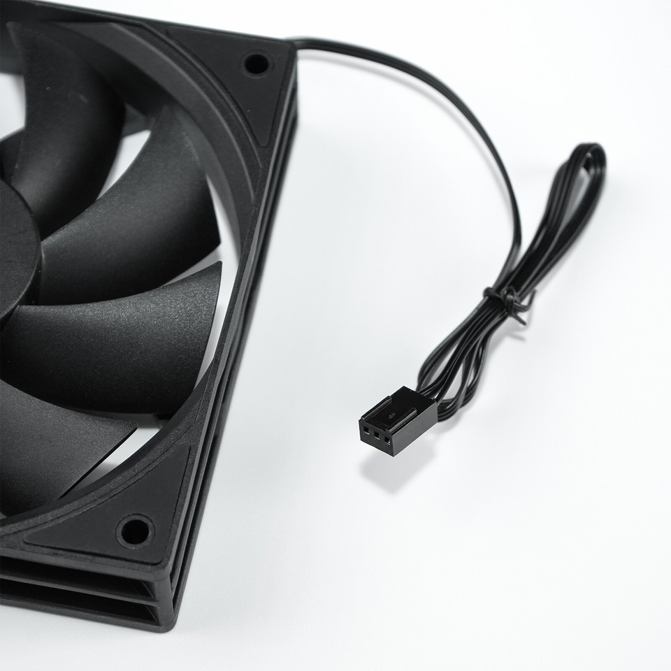 6 Pack Black 120mm PC Case Fans High Airflow Low-Noise High Performance ...