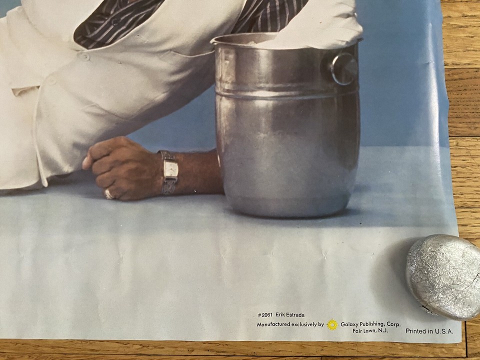 Rare 1980 Fan Fares, Inc. #2061 Erik Estrada Promo Original Poster 28"X ...