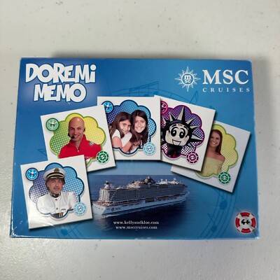 KELLY & KLOE ON BOARD Doremi Memo Board Game Ame MSC Cruises Complete ...