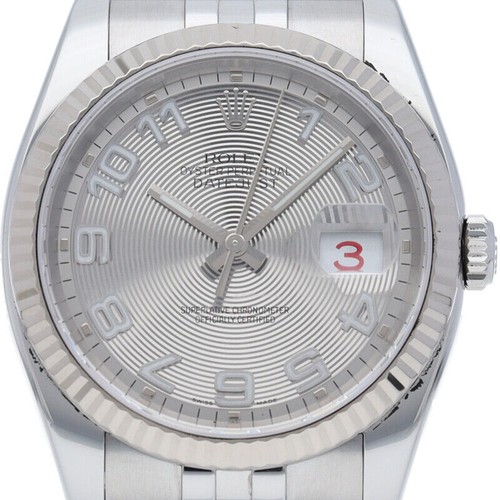 ROLEX Datejust 36 men's watch concentric 116234(D) Box Warranty K18WG ...