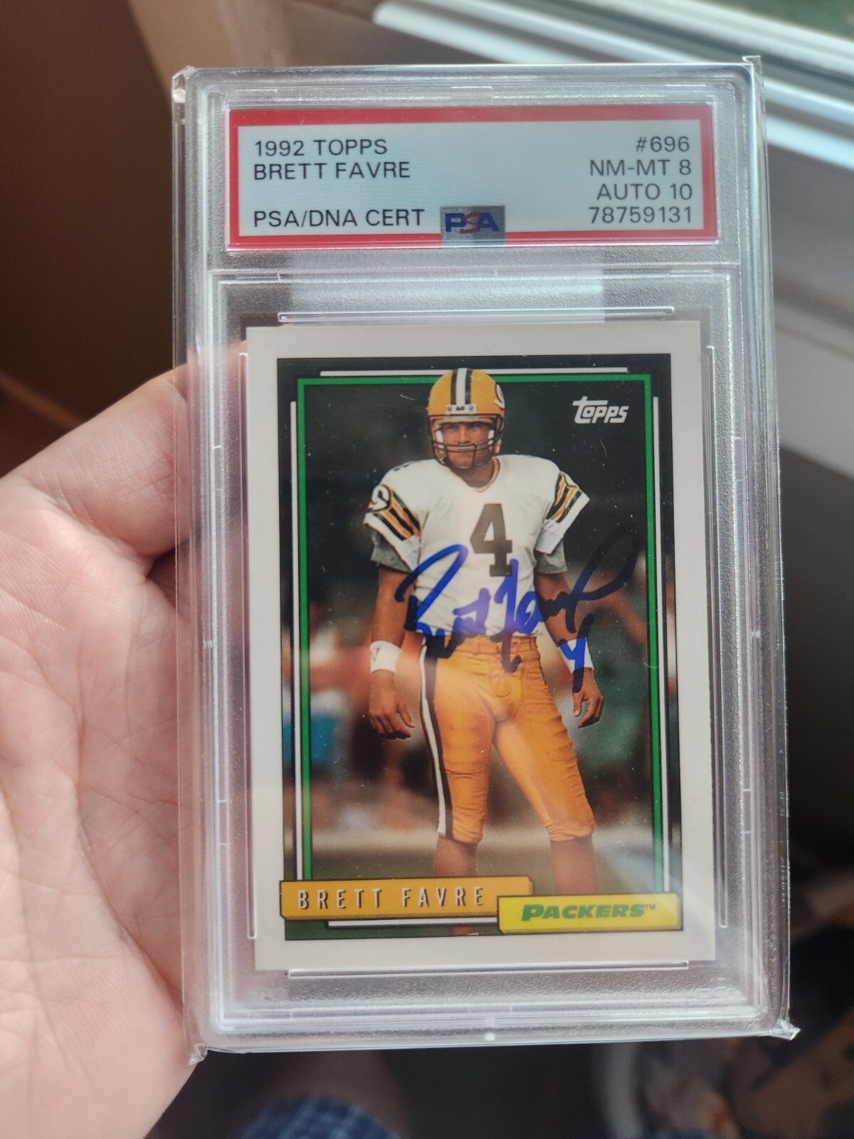Brett Favre | Autographed Football Memorabilia & NFL Merchandise