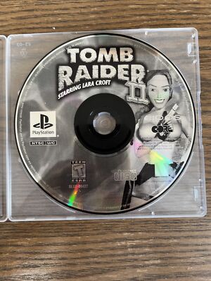 Tomb Raider II 2 Starring Lara Croft (PlayStation PS1) Disc Only ...