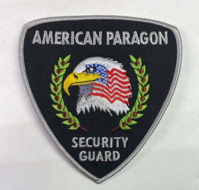 American Paragon Security Guard Texas Patch E5 | eBay