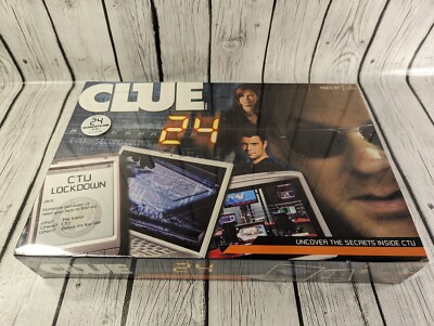 Clue game 24 edition CTU Lockdown Sutherland Bauer New Hasbro 2009 TV ...