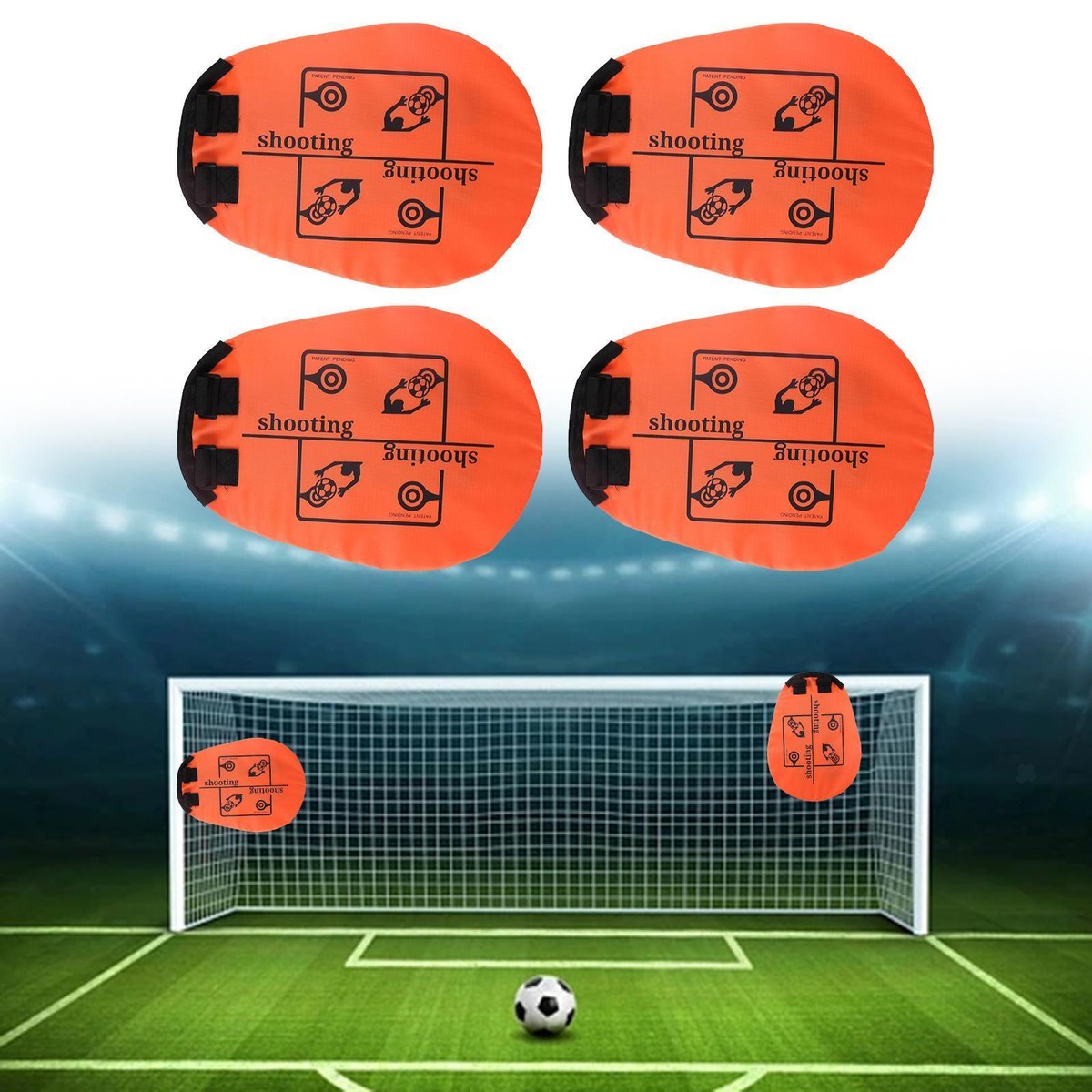 Target Practice Soccer Select Goal Net For Shooting Practice (11