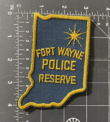 Vintage Fort Wayne Police Reserve Patch Ft. Indiana IN Officer ...