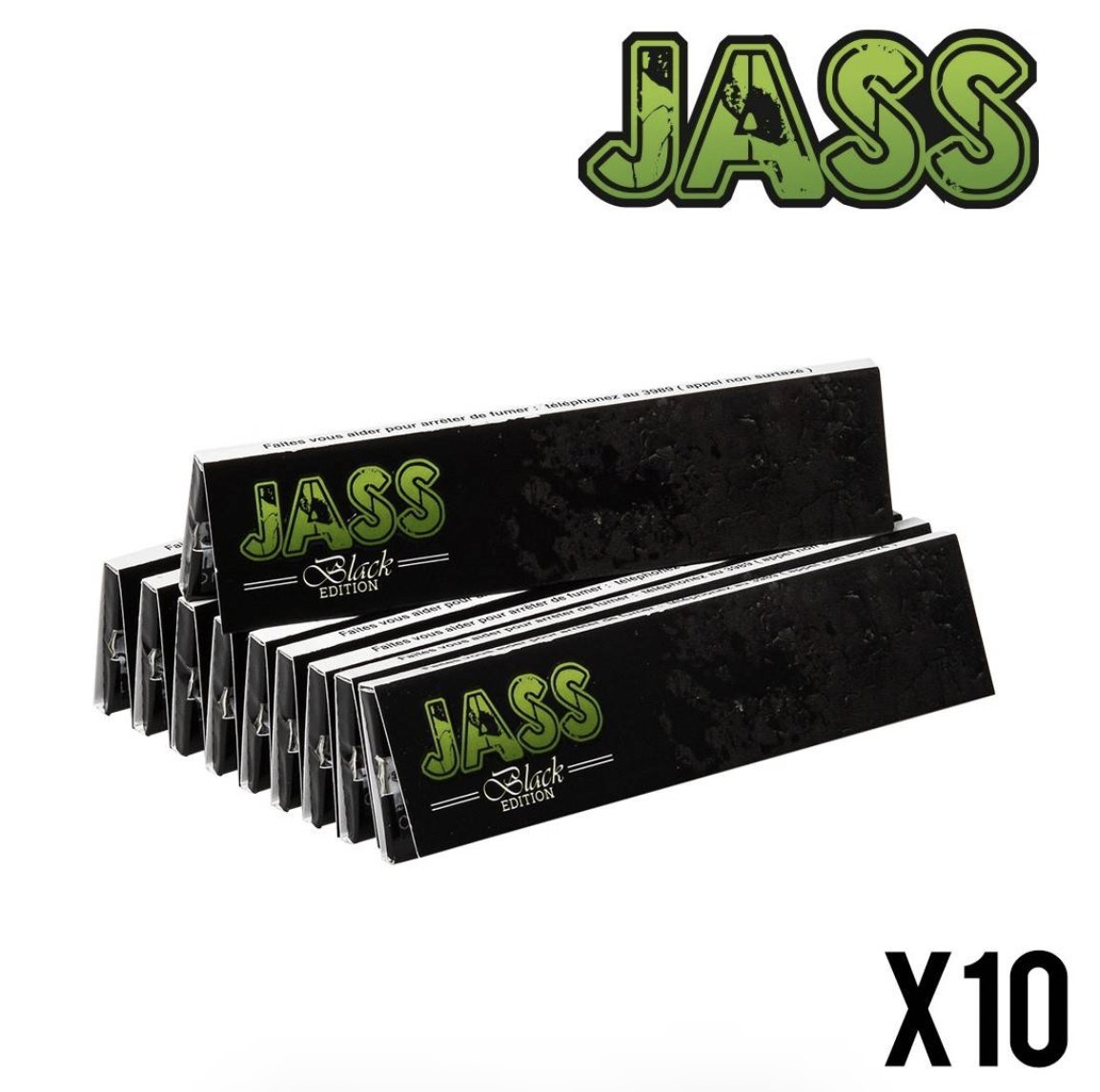 LOT JASS SLIM BLACK Carnets Feuilles longues KS slim x5 x10 x15 x20 x50 ...