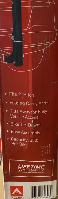 Allen Sports 542rr Deluxe 4-bike Hitch Mounted Bike Rack for sale ...