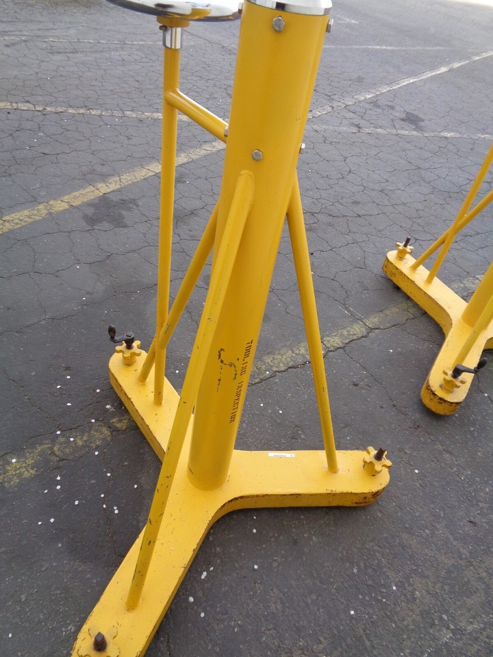 2 Servco Master Stand Metrology Stands 48" Heavy Duty Rolling Tripod ...