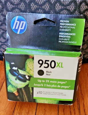 Brand New OEM Genuine HP 950XL High Yield Black Original Ink Cartridge ...