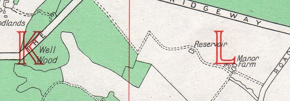 POTTERS BAR. Cuffley Northaw Great Wood Newgate Street. HERTFORDSHIRE ...