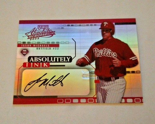 2002 Playoff Absolute Memorabilia - Absolutely Ink Jason Michaels #AI ...