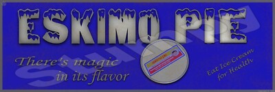 Eskimo Pie Metal Sign 6" x 18" | eBay