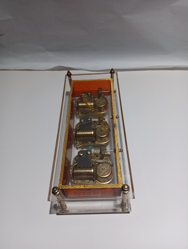 VTG JOKIWA ( JAPAN) 3 SONG ACRYLIC MUSIC BOX (FEELING-MY WAY-THE WAY WE ...