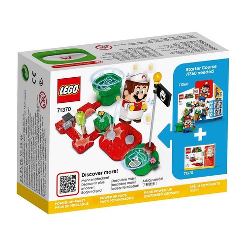 New LEGO Super Mario Fire Mario Power Up Pack 71370 Toy Block Game ...