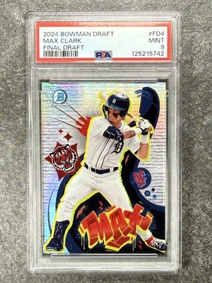 2024 Bowman Draft - Final Draft Max Clark #FD-4 (RC) - PSA 9 | eBay