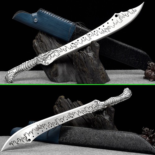 Outdoor Dao Chinese Kungfu Broadsword Stainless Steel Blade Nine Rings ...