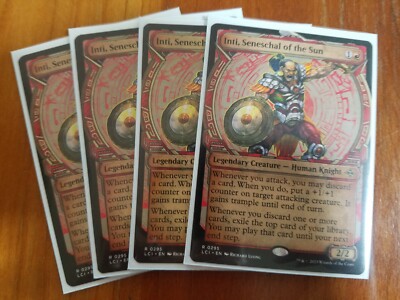 4x Inti, Seneschal of the Sun LCI 295 Rare Showcase Lost Cavern Ixalan ...