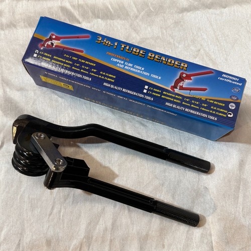 3-IN-1, 180° Adjustable Brake Line Bender Handheld Pipe Bending Tool ...