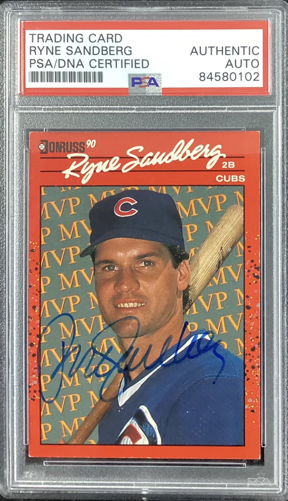 Ryne Sandberg Autographed Memorabilia | Signed Photo, Jersey ...