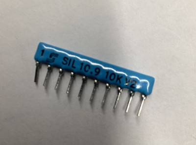 1X Network SIL 10.9 10K T7 10K 1/2W Resistor Array 10 Pins SIP 10 or ...