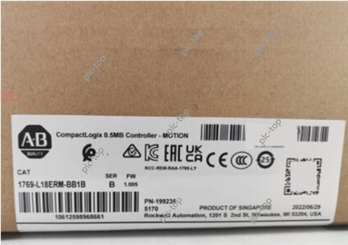 New Factory Sealed AB 1769-L18ERM-BB1B CompactLogix 0.5MB Controller ...