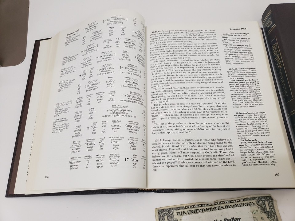 The Complete Biblical Library - MIXED LOT of 6 Acts Luke Romans Greek ...