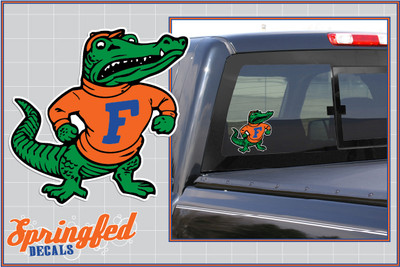 Florida Gators ALBERT MASCOT Vinyl Decal UF Car Sticker for Almost ...