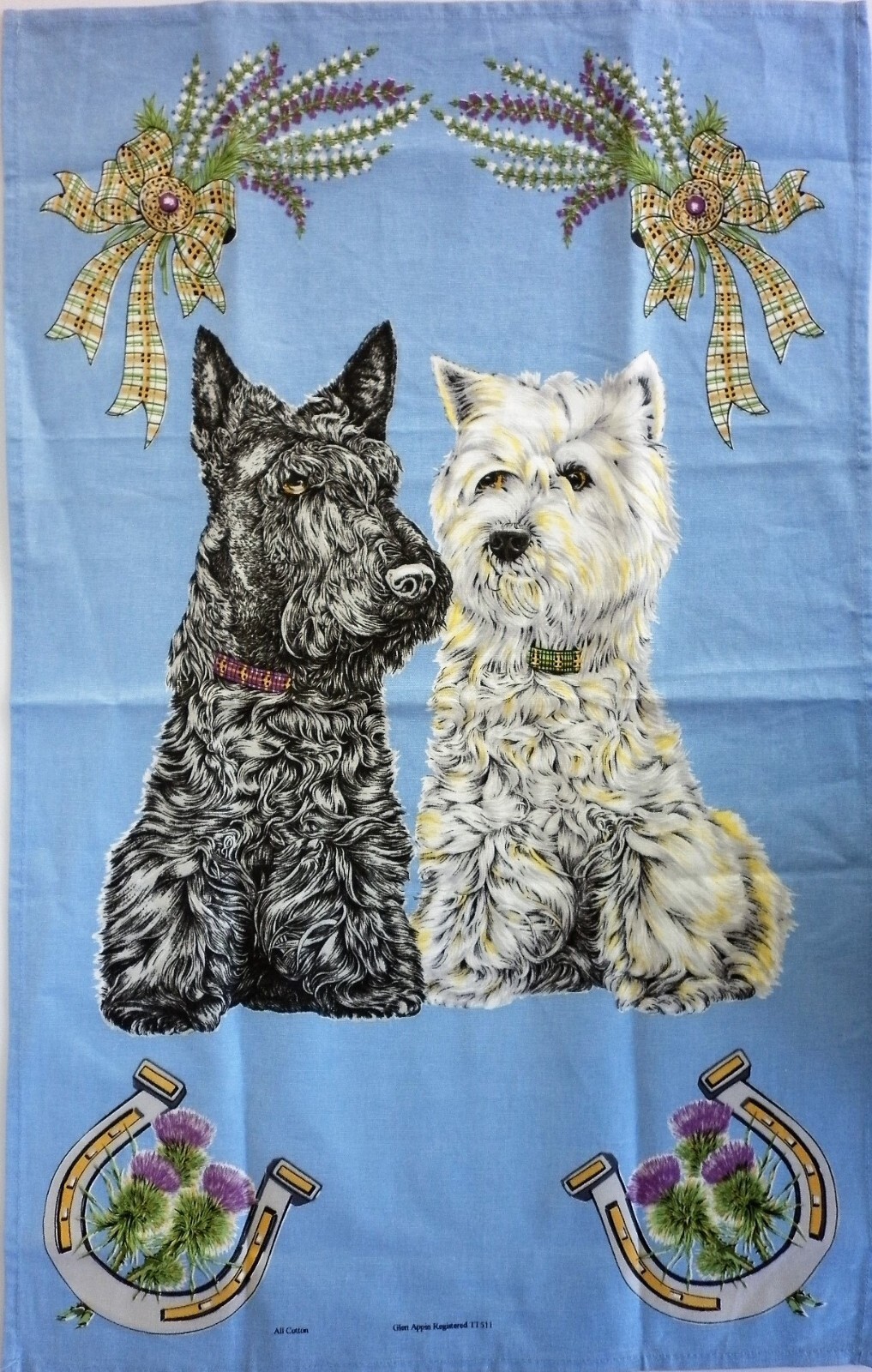 Scottish Tea Towels or Wall Hangers, 100% cotton - 11 Designs ...