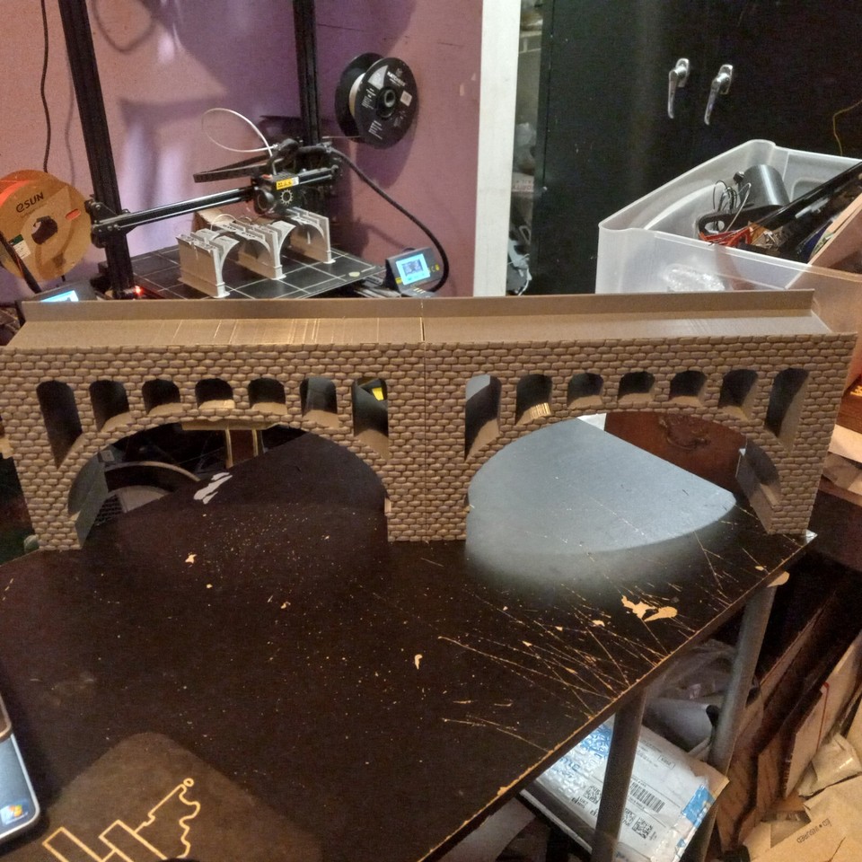 1:48 O SCALE VIADUCT STONE BRIDGE 30 INCH LONG BRIDGE. | eBay