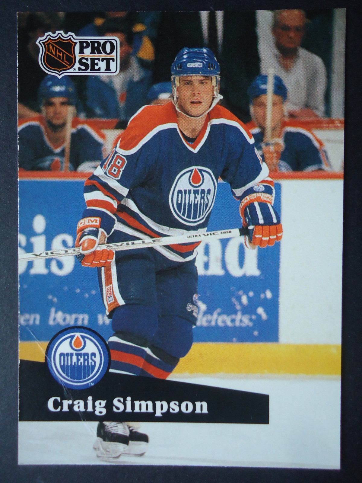 NHL 69 Craig Simpson Edmonton Oilers Pro Set 1991/92 | eBay.de