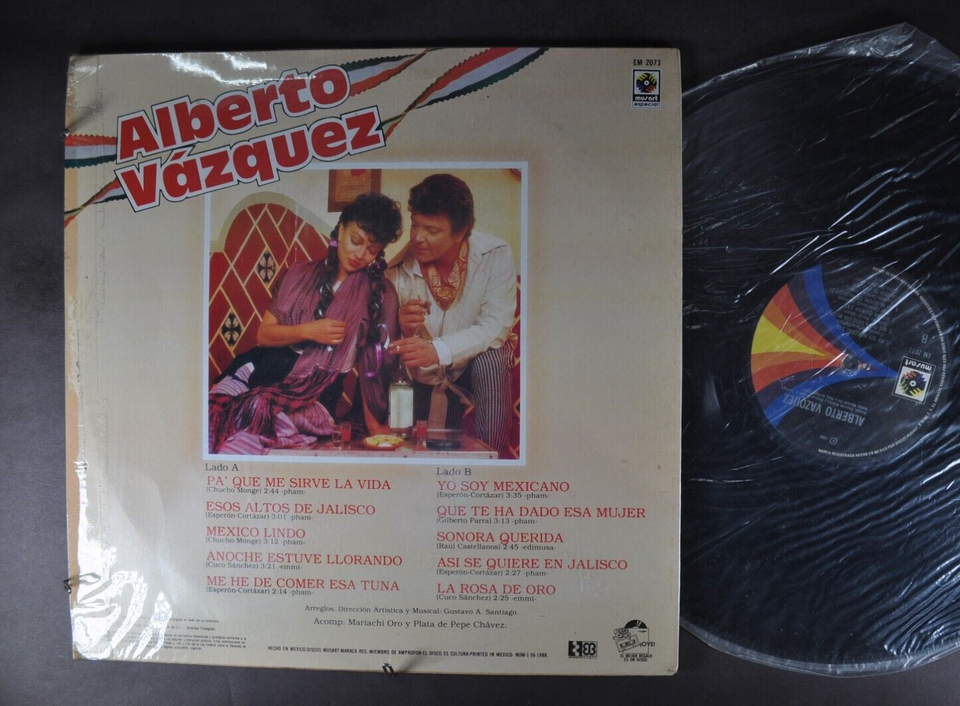 ALBERTO VAZQUEZ Self titled LATIN LP MUSART MEXICO IMPORT | eBay